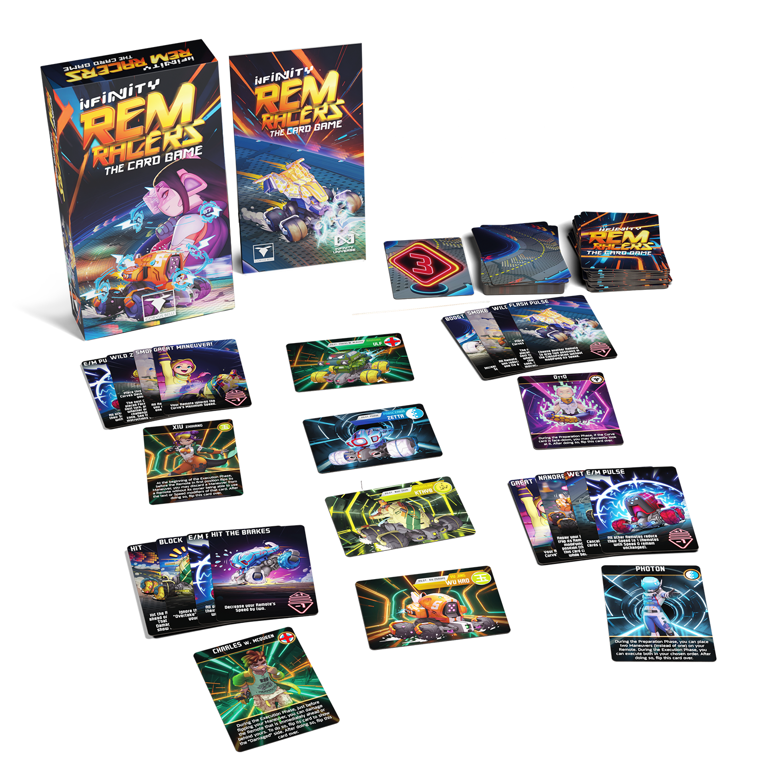 Infinity REM Racers: The card game – Interstellar Gamez